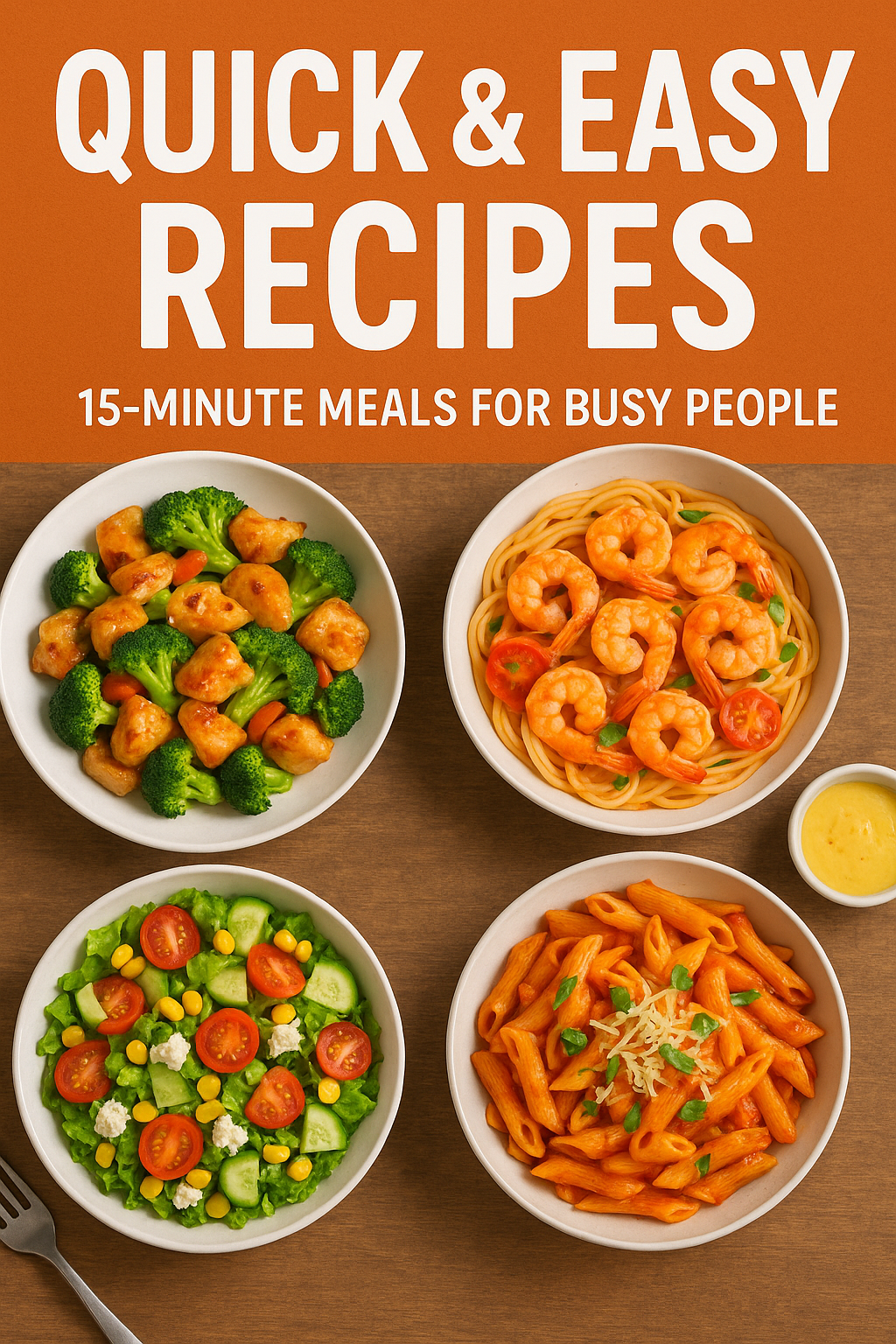 Quick & Easy Recipes– 15-Minute Meals for Busy People
