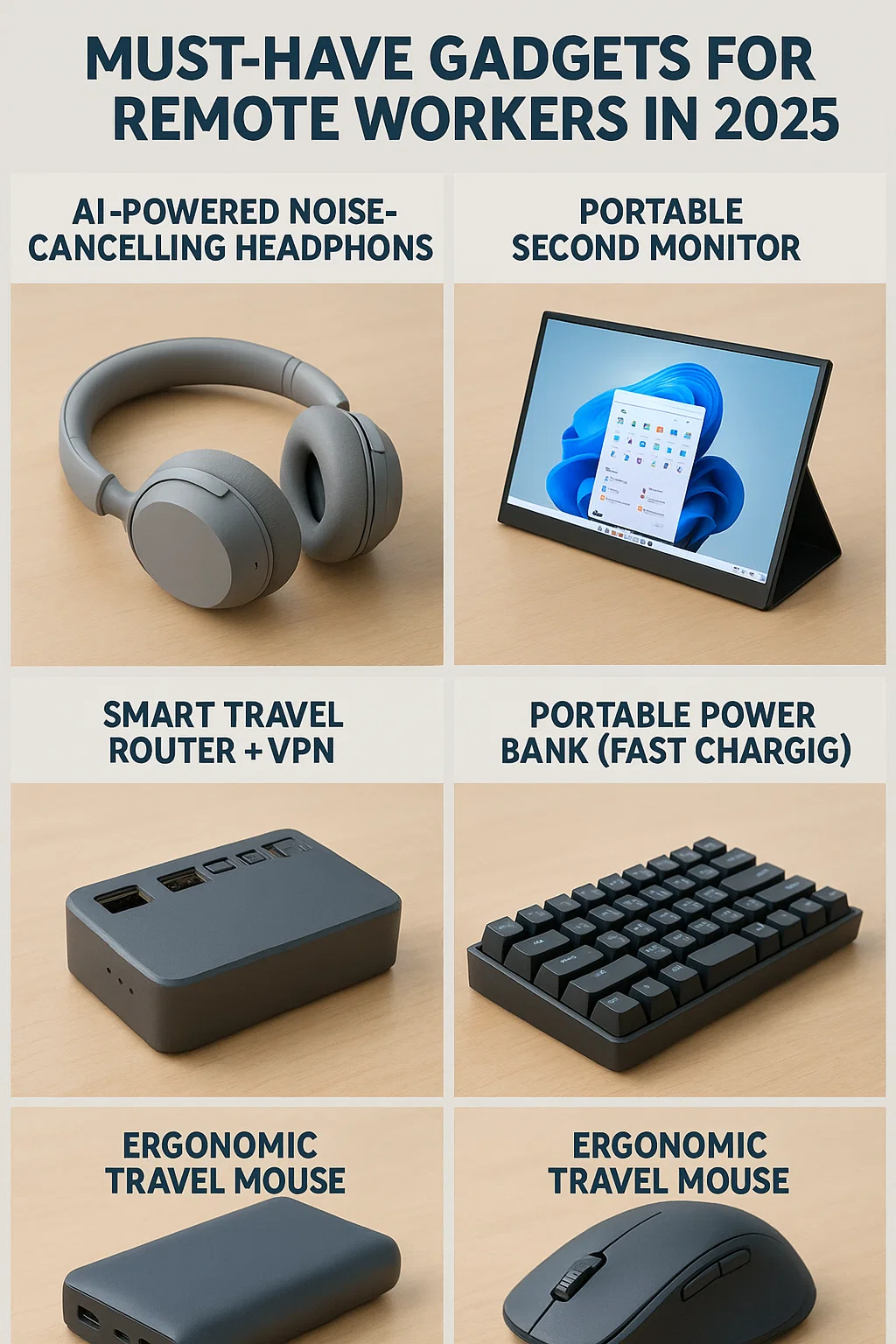 Must-Have 5 Gadgets for Remote Workers in 2026